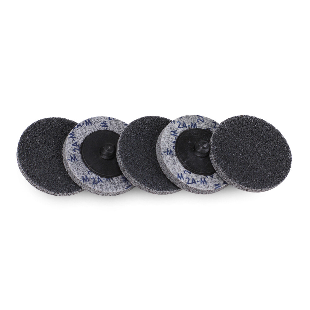 5 Pack - 2 Inch Unitized Quick Change Discs 2AM A/O Medium Deburr Type ...