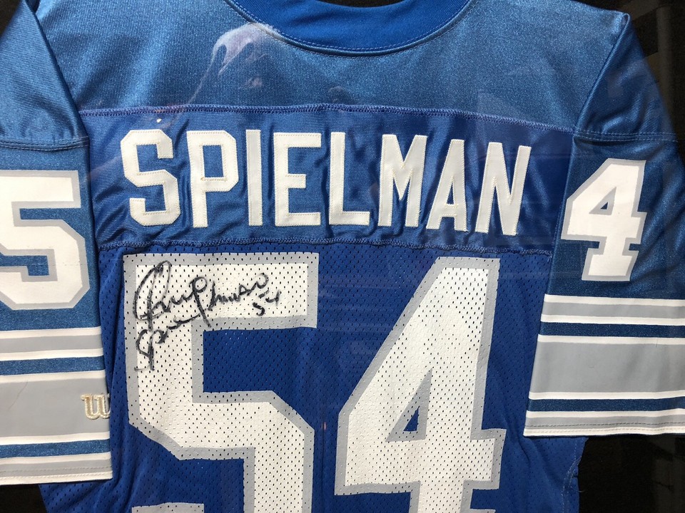 Chris Spielman Autographed Game Jersey and display case | eBay