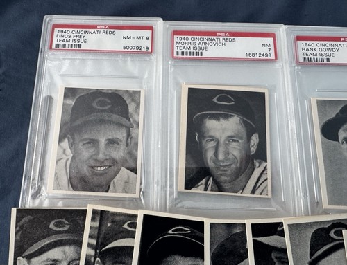 Vintage 1940 Cincinnati Reds World Series Harry Hartman Complete Set 9 ...