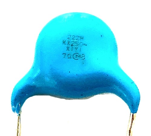 2.2nF ±20%, 250VAC Safety Standard Certified HV Disc Ceramic Capacitor ...