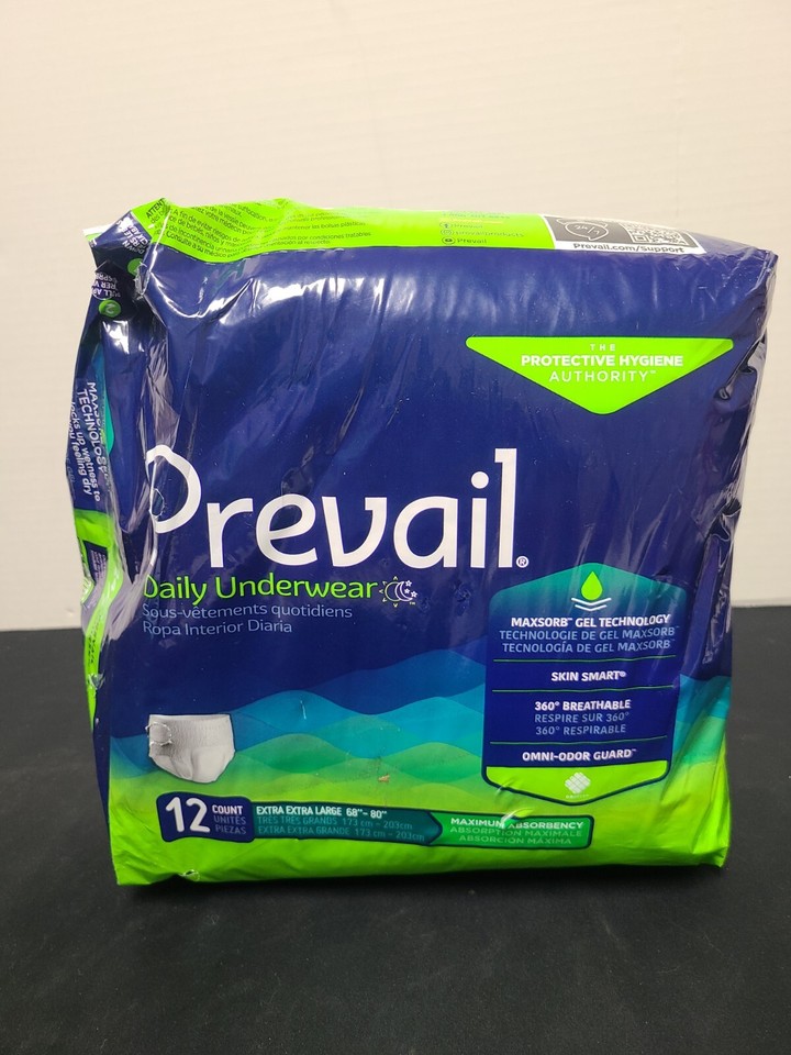 Prevail Maximum Absorbency Underwear 12 Count XXL | eBay