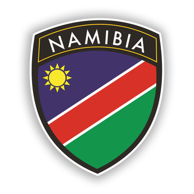 2 x Namibia Badge Vinyl Stickers Travel Luggage #10420Â | eBay