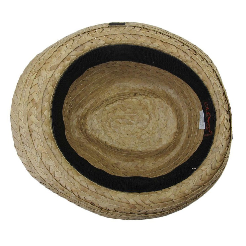 Unisex Ole Headwear Natural Beach Hat with Blue Tribal Band One Size | eBay