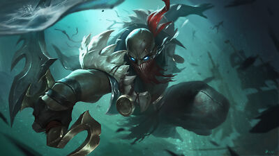 League of Legends pyke league legends pc gaming warrior playmat gaming ...