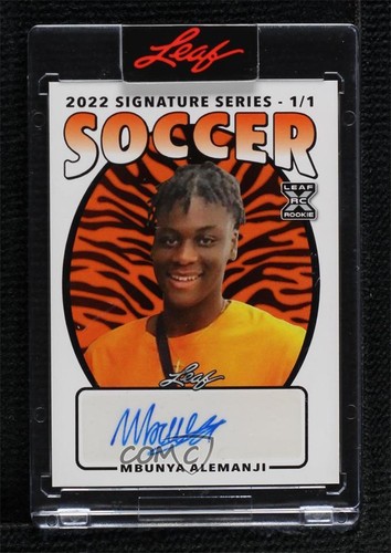 2022 Leaf Signature Series - Tiger #SS-MA1 Mbunya Alemanji /1 (AU) for ...