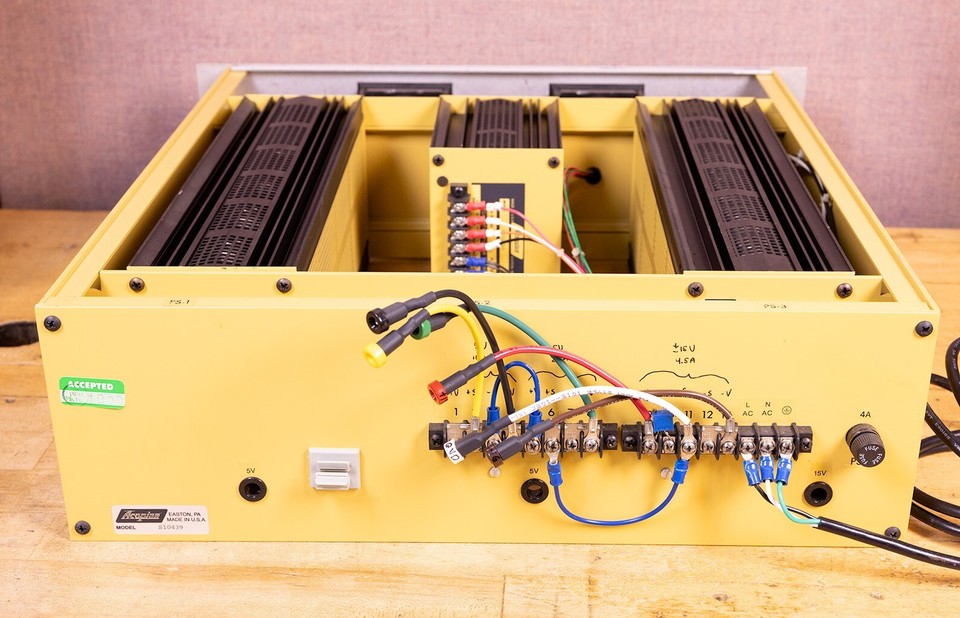 Acopian S10439, Rackmount Power Supply, 5v@10A, 5V@2.1A, 15V/-15V@4.5A ...