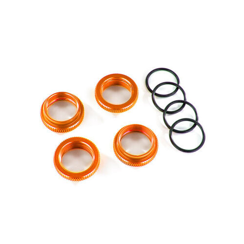 TRAXXAS SPRING RETAINER (ADJUSTER), ORANGE-ANODIZED ALUMINUM, GT-MAXX ...