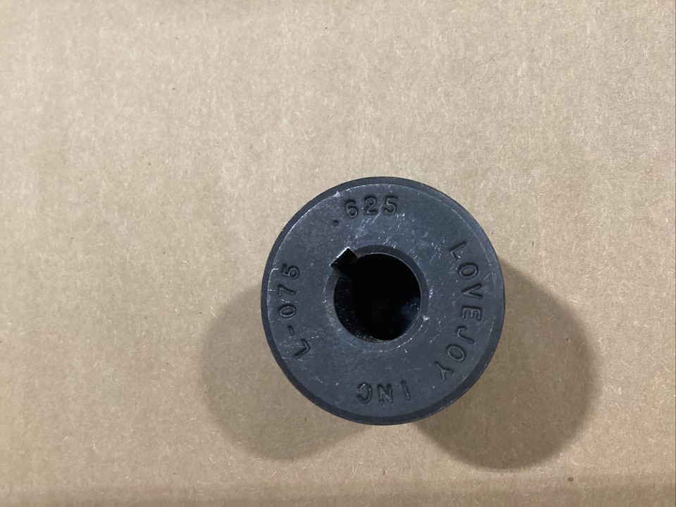 Lovejoy Flexible L075 Type Jaw Coupler & Rubber Spider Motor Shaft Hub ...