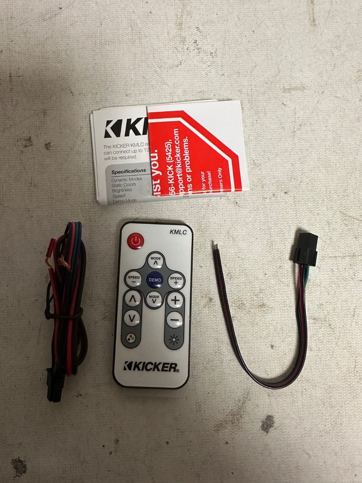 Kicker 41KMLC LED Light Remote Controller for KM Marine Speakers ...