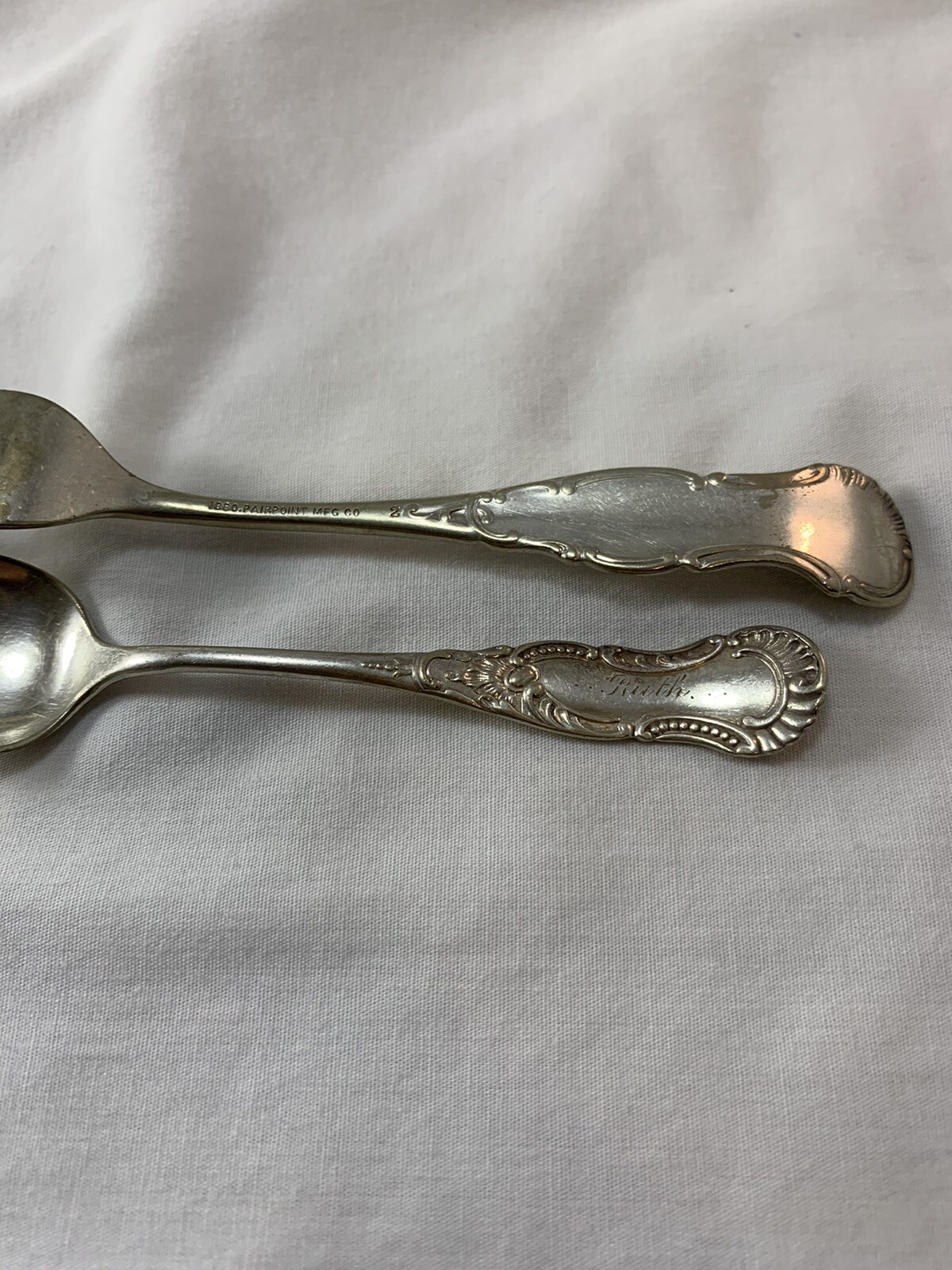 Fork And Spoon Pairpoint Mfg 1880 Silverplate Silver Plate Vintage | eBay