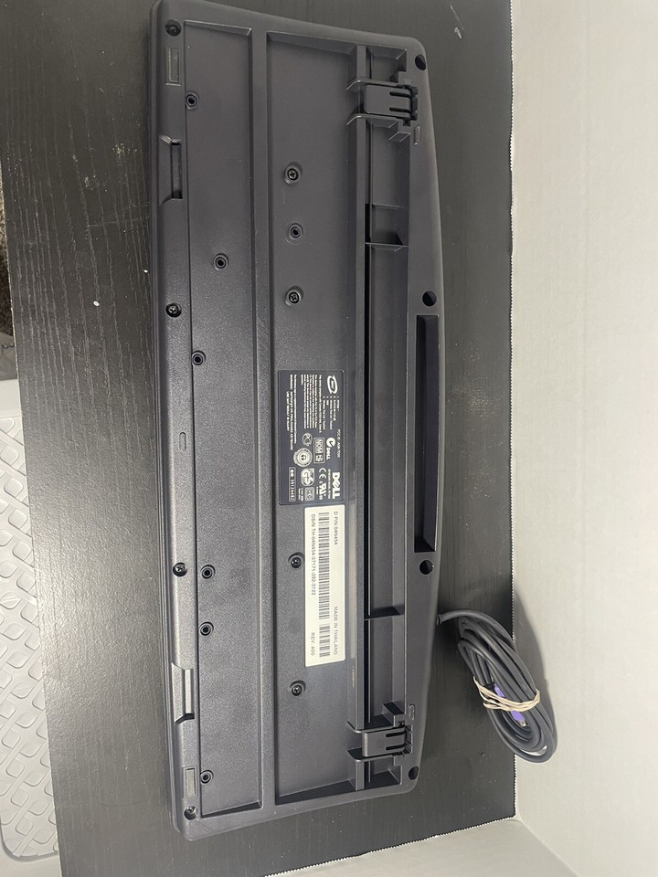 Dell RT7D20 PS2 Wired Qwerty Keyboard Black ps/2 retro computer non-usb ...