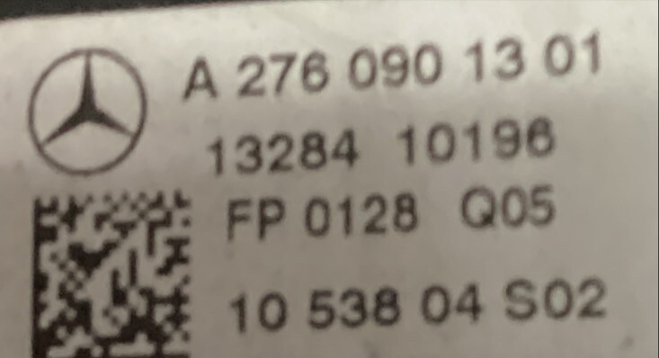 12-16 MERCEDES E350 E-CLASS E400 AIR INTAKE FILTER CLEANER BOX OEM ...