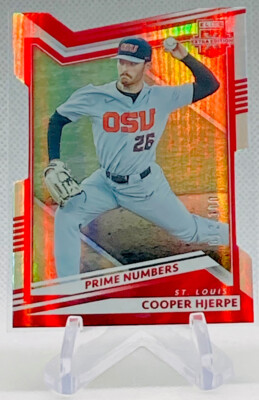 2022 Elite Extra Edition Cooper Hjerpe Prime Numbers A Die-Cut 012/100 ...