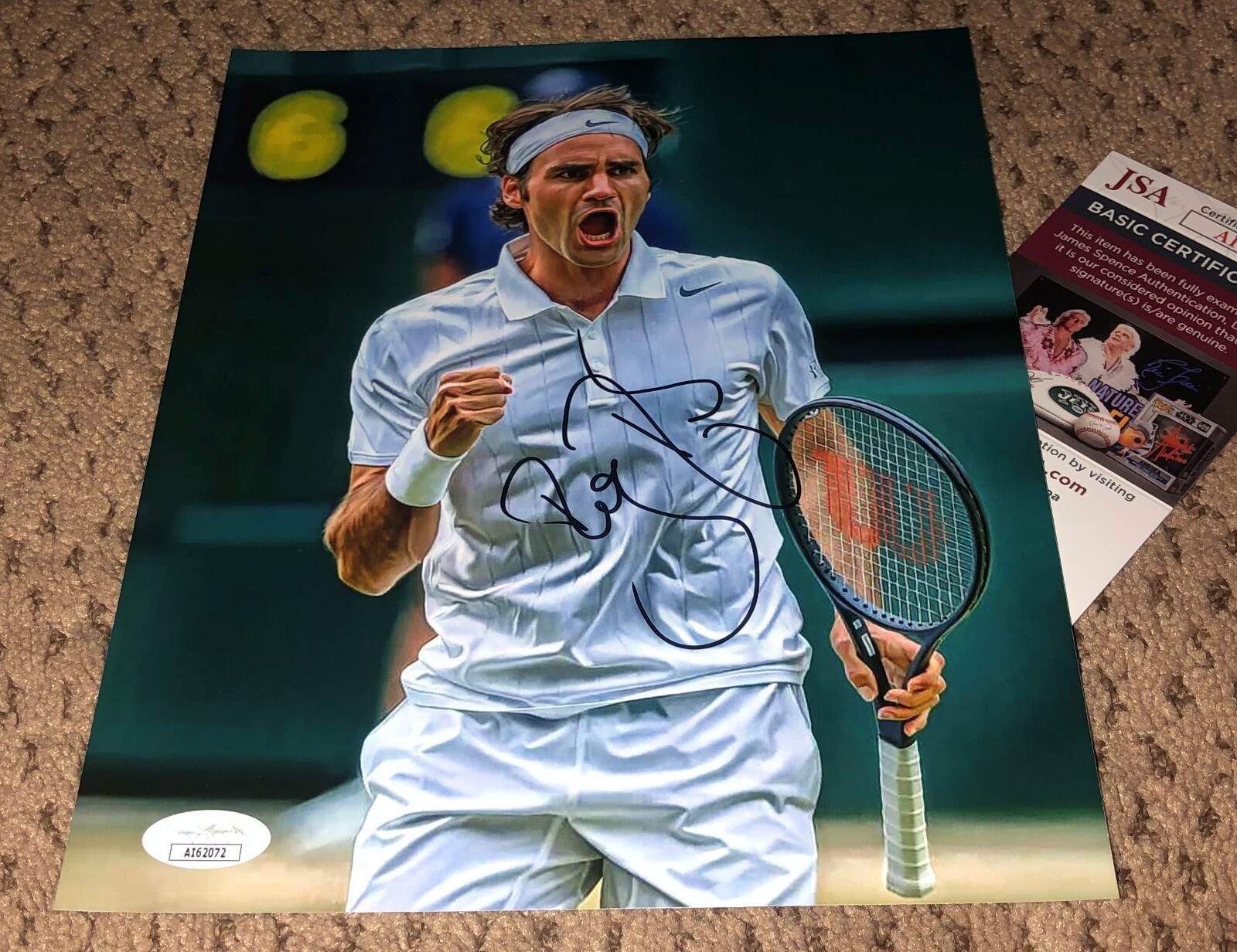 Roger Federer Autographed Memorabilia | Signed Photo, Jersey ...