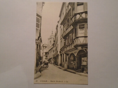 CPA Alsace Colmar rue des marchands | eBay
