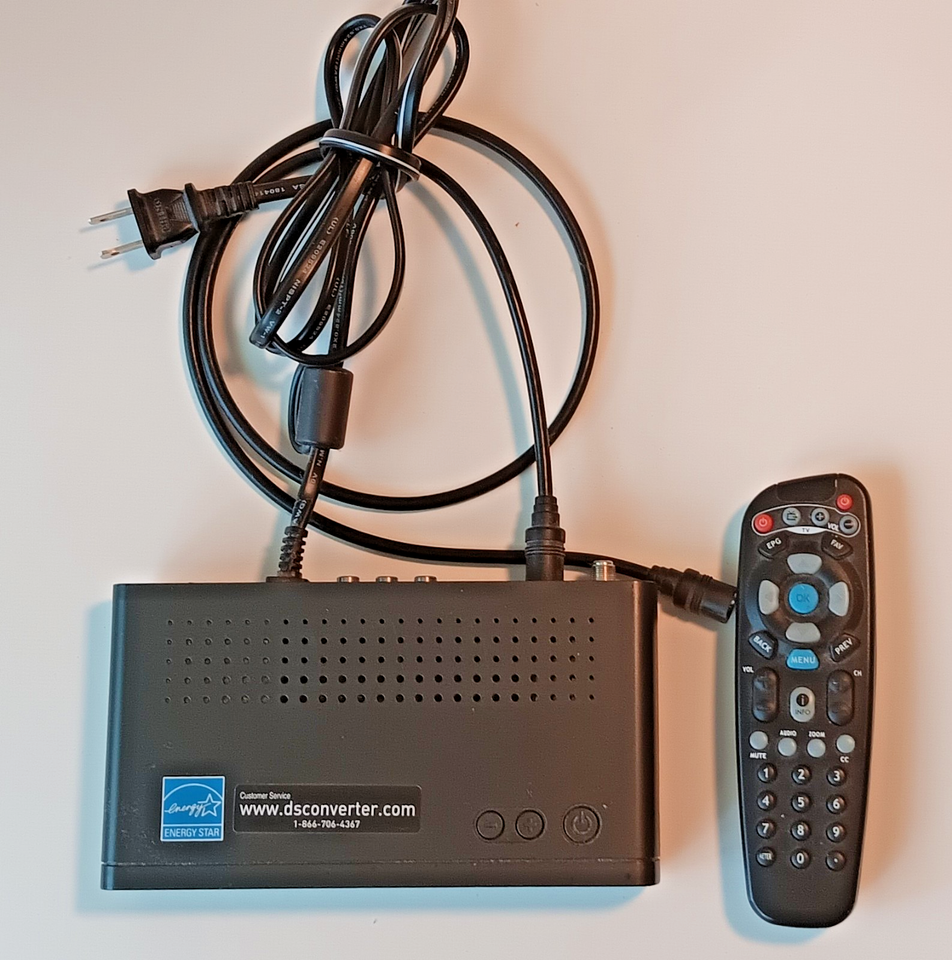 Digital Stream DTX9950 Analog Pass-Through DTV Converter Box w/ Remote ...
