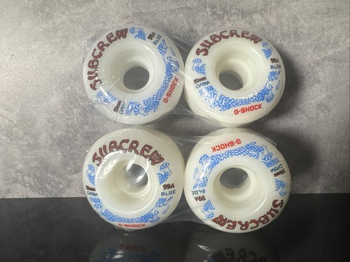 Subcrew x G-SHOCK Blue and White Porcelain Dragon Skateboard Wheels ...