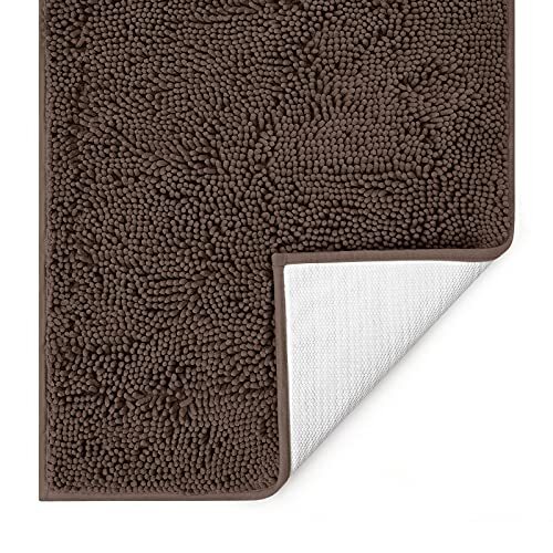 Durable Chenille Absorbent Door Mat Indoor, 36x60, Mud Room Mat 36"x60 ...