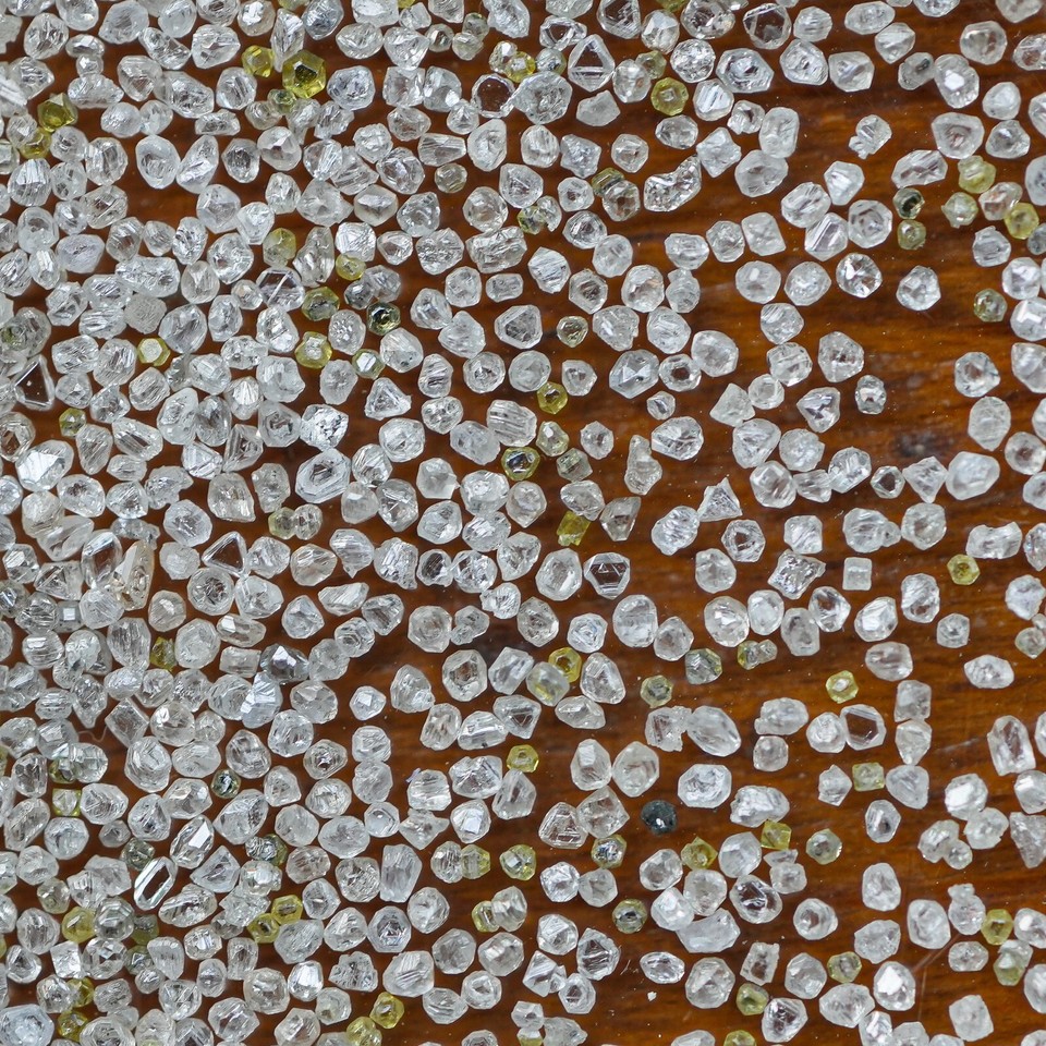 White Yellow 1.00CT Natural Rough Loose Tiny White Diamond, Uncut Raw ...