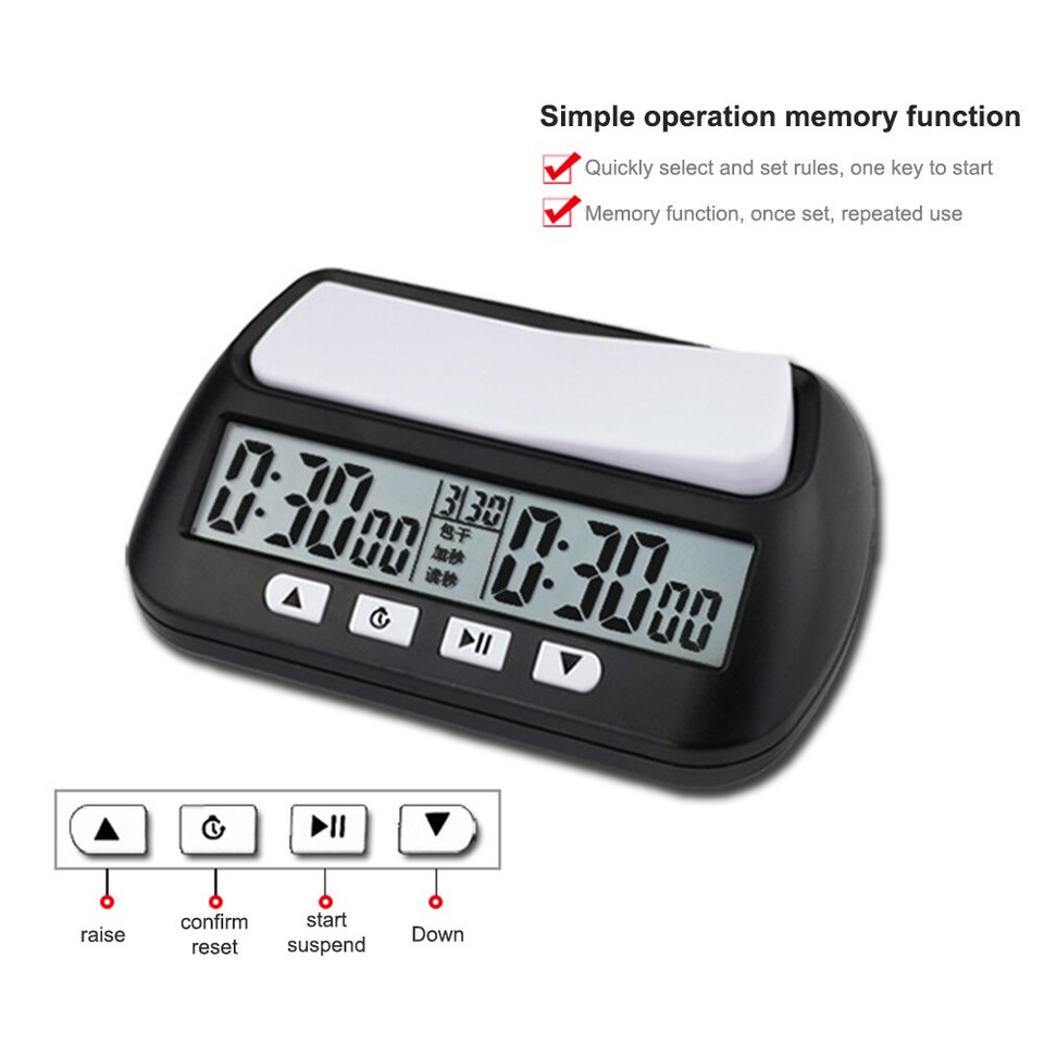 Professional Chess Game Digital Chess Referee Timer Stopwatch Gifts ...