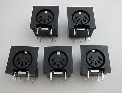 5PCS Female MIDI Port Connectors 5 Pin Din Sockets DIN5 | eBay