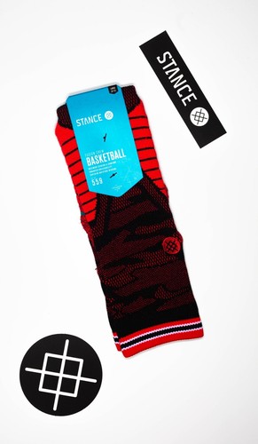 Stance Fusion 559 Basketball Socks 'Daybreak' | Crew | L | New With ...