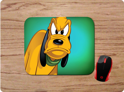 MAD PLUTO - MICKEY'S DOG - DISNEY INSPIRED - FUNNY PC MOUSE PAD DESK ...