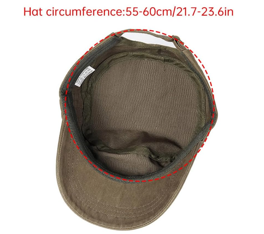 New Cadet Army Caps Military Flat Top Caps Military Style Hat Beige Tan ...