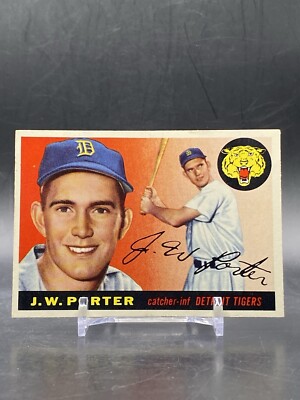 1955 Topps #49 J.W. Porter Detroit Tigers Vintage Baseball Trading Card ...