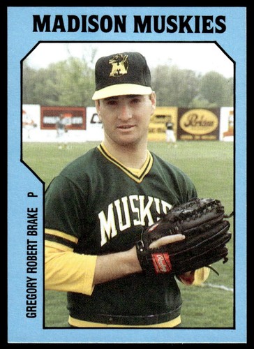 1985 TCMA Madison Muskies Gregory Brake Madison Muskies #7 | eBay