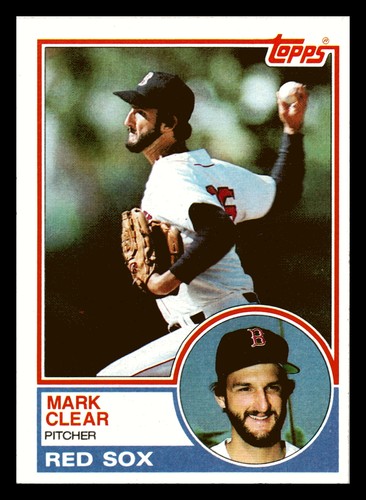 1983 Topps Mark Clear Boston Red Sox #162 VG-EX Vintage | eBay