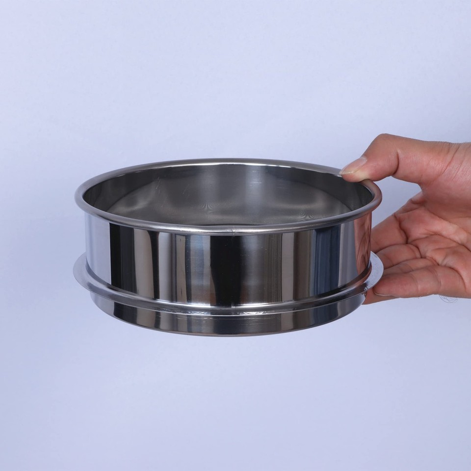 3 PCS 6 inch Diameter Lab Test Sieve Set with Tray and Lid for ...