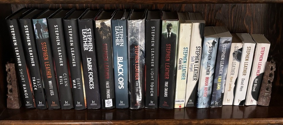 Stephen Leather Novels Lot 18 Books Mostly Hardcovers | eBay