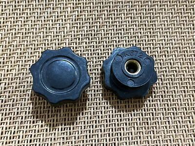 4pcs K672 Bakelite Skirted Control Knob 30mmDx14mmH Black for 6mm Shaft ...