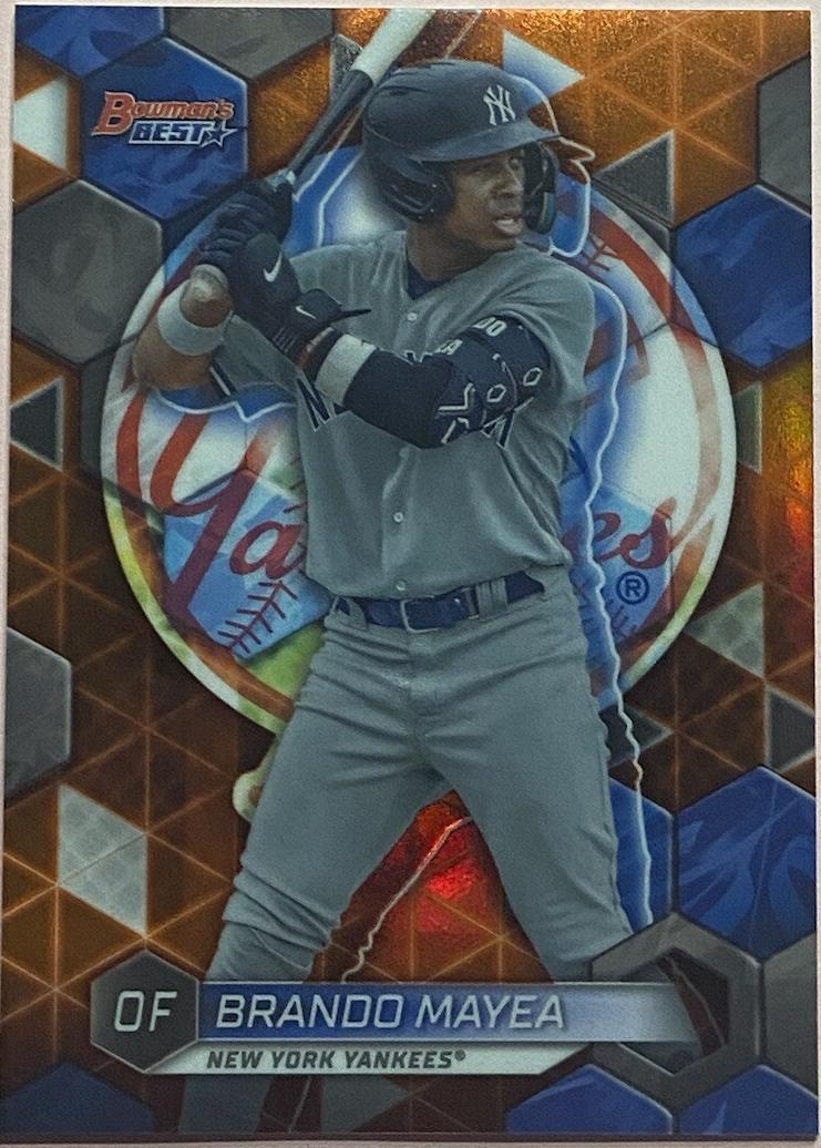 2023 Bowman's Best - Top Prospects Brando Mayea #TP-16 Orange Refractor ...