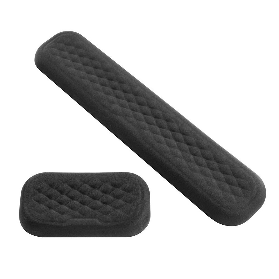 Keyboard and Mouse Wrist Rest Pad Padded Memory Foam Hand Rest Support ...
