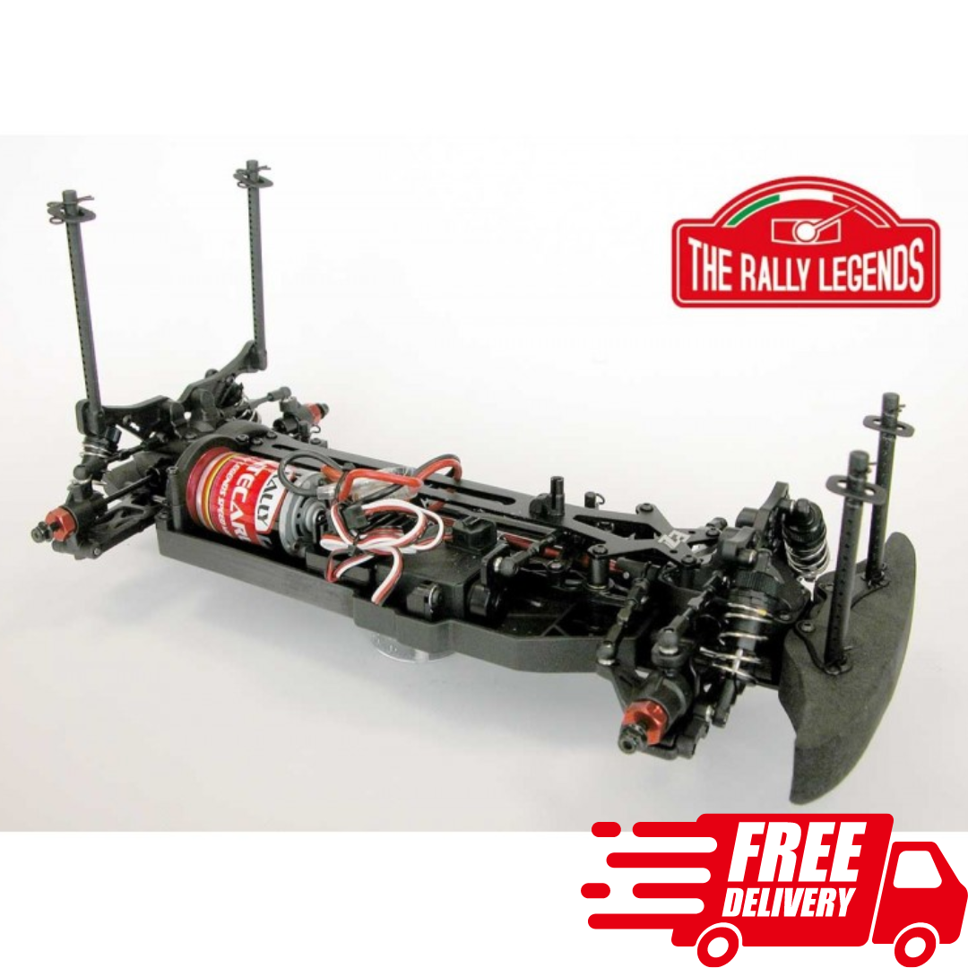 The Rally Legends ARTR RC Car Chassis w Electronics 1/10 4wd Rally ...