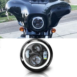 7 Inch LED Headlight For Harley Davidson Touring Street Glide Road King ...