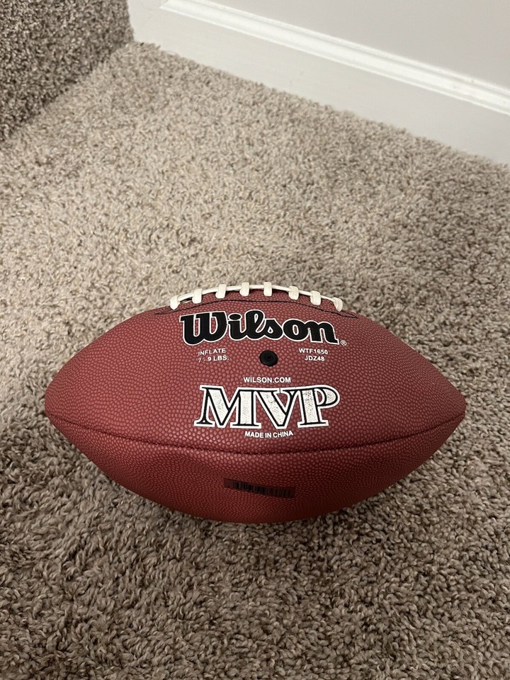 Wilson WTF1650 Tackified MVP Official NFL Football NEW | eBay