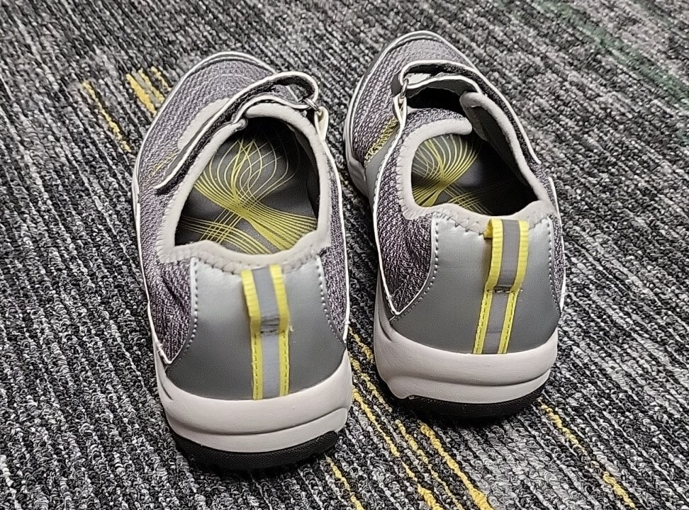 Vionic Sunset Womens Mary Jane Shoes Orthaheel Sneakers Gray Yellow ...