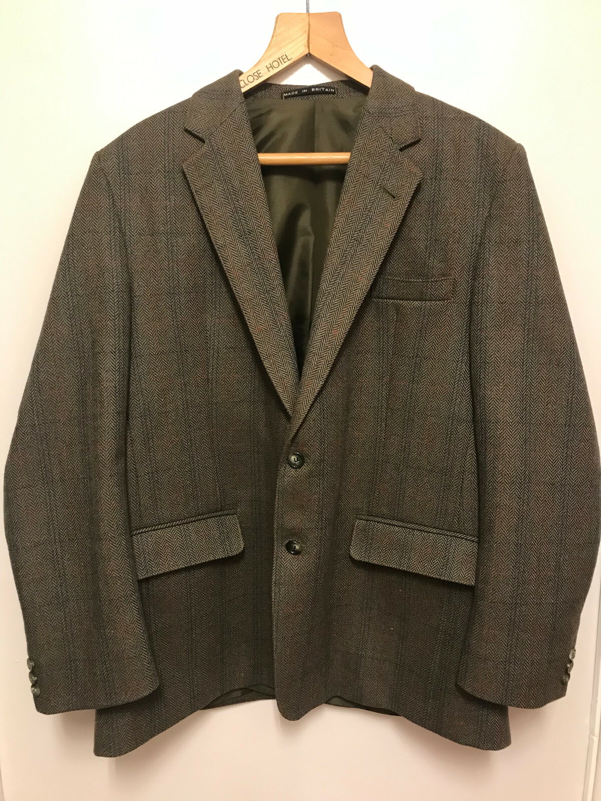 Tweed blazer jacket Pure Wool Scottish Cheviot Cloth by Teviotex of ...