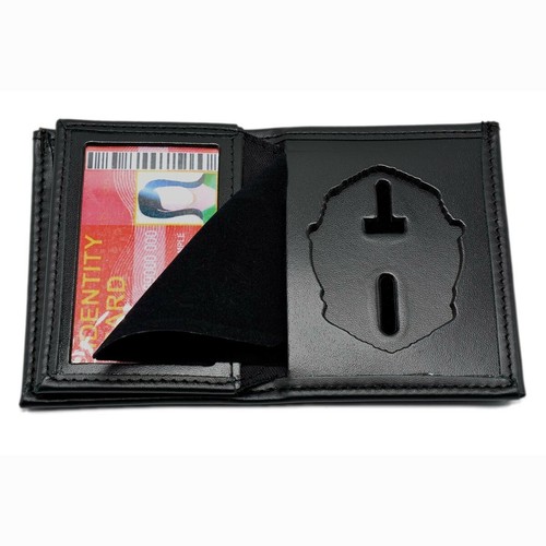 Perfect Fit Custom Badge Wallet Police Corrections Bifold Leather Many ...