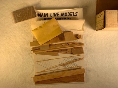 MAIN LINE MODELS HO KIT #BC-18, WESTERN PACIFIC 50' AUTOMOBILE BOX CAR ...