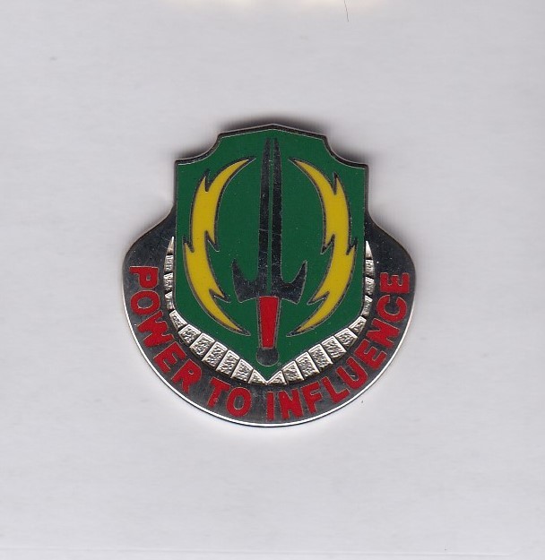 US Army 3rd Psychological Operations Bn PSY-OPS POB crest DUI badge D ...