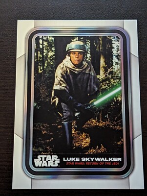 2023 Topps Star Wars Flagship Character Image Variation Luke Skywalker ...