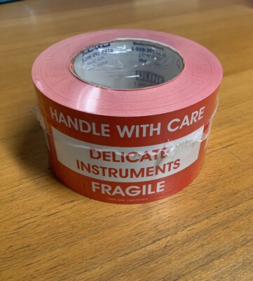 ULINE S-3005 "Handle with Care/Delicate Instruments/Fragile" Label - 3 ...