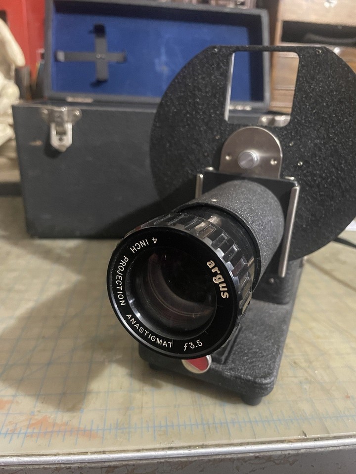 Vintage Argus Slide Projector In Case | eBay