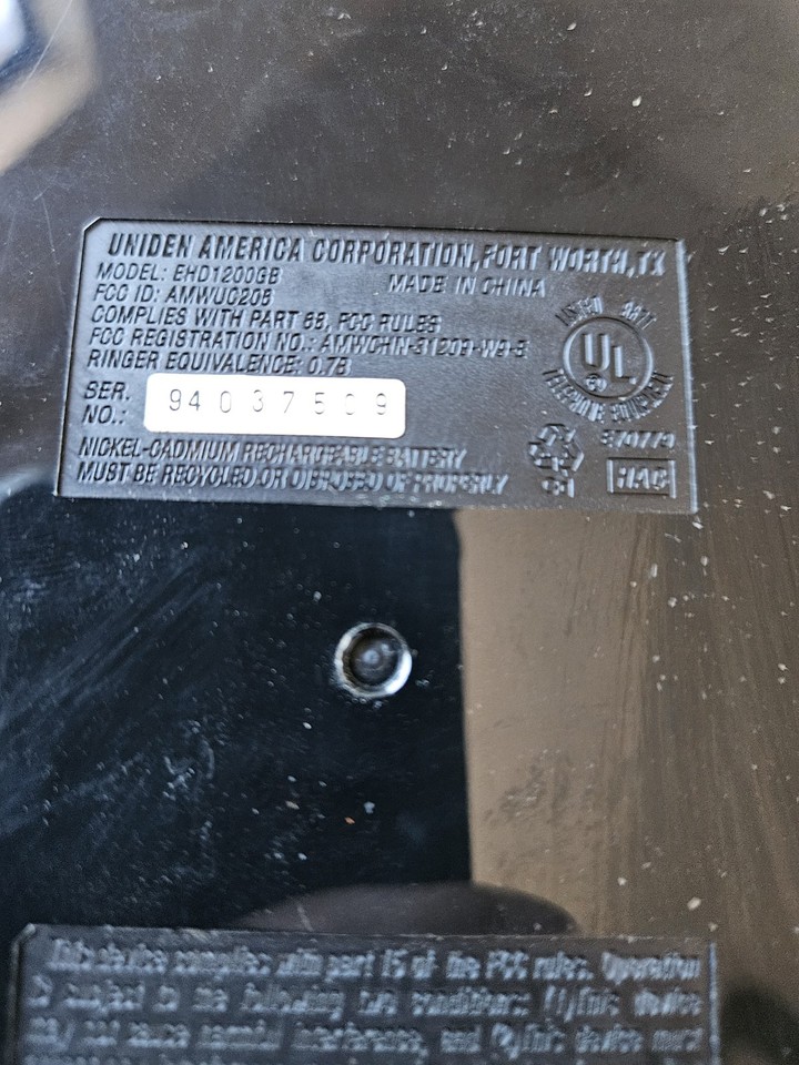 Vintage Harley Davidson Cordless phone - Teardrop Gas Tank - Uniden 900 ...
