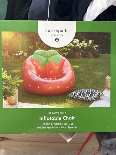 Kate Spade x Target - Strawberry Inflatable Chair Indoor/Outdoor *BRAND ...