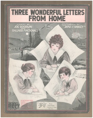 Three Wonderful Letters From Home 1918 WWI Vintage Sheet Music | eBay